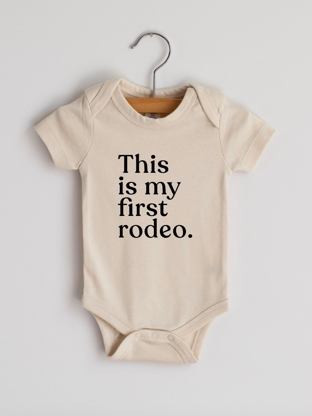 This Is My First Rodeo Onesie – Emerson Rose